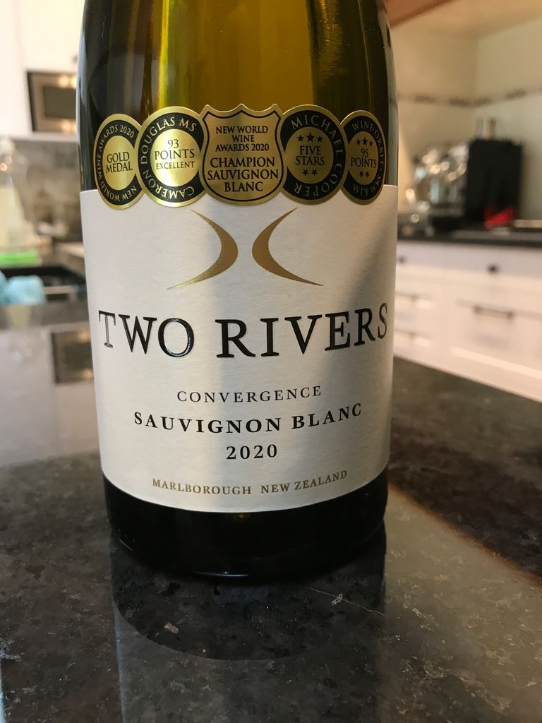 2020 Two Rivers of Marlborough Sauvignon Blanc Convergence, New Zealand ...