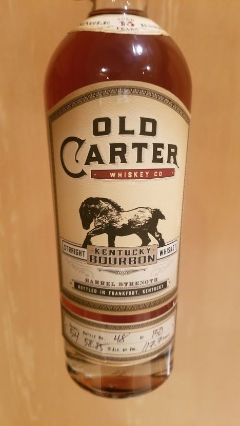 2020 Old Carter Whiskey Co. 13 Year Old Single Barrel #54 (150 bottles ...