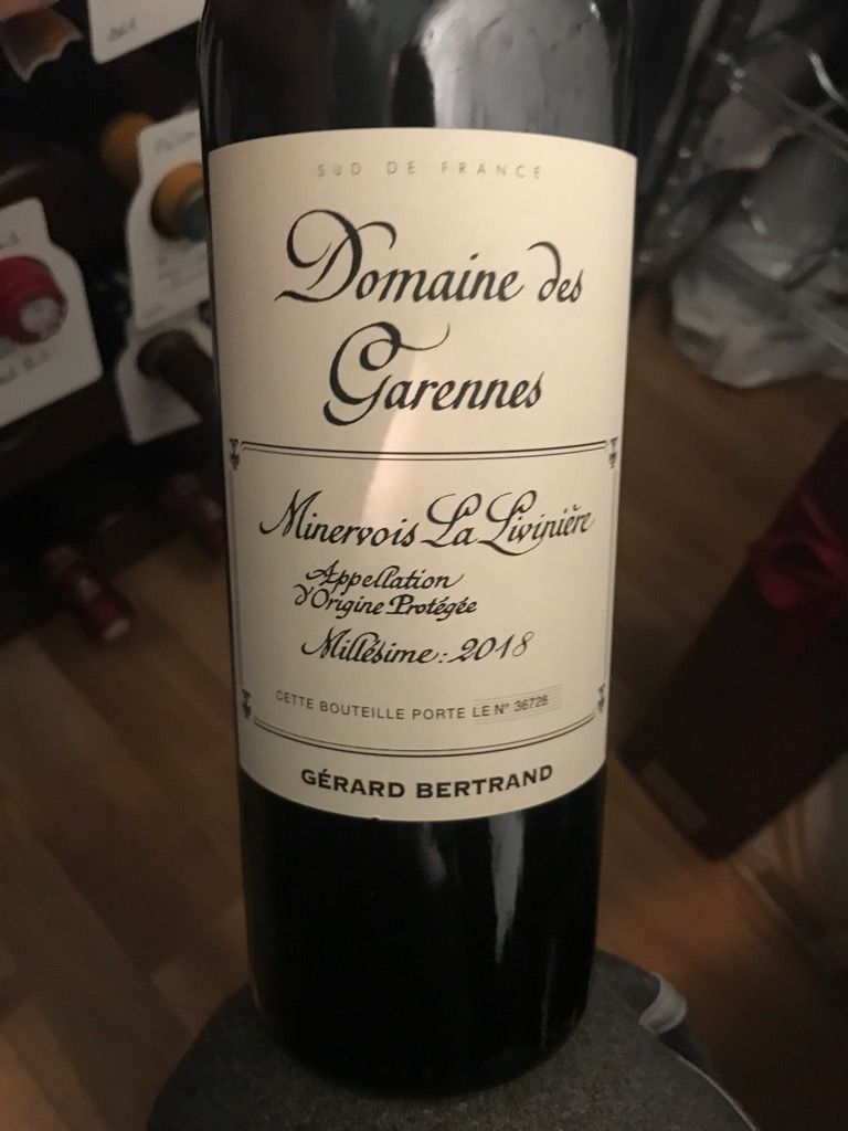 2018 Gérard Bertrand Minervois-La Livinière Domaine des Garennes ...