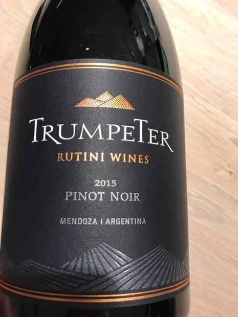2019 Trumpeter Pinot Noir, Argentina, Mendoza - CellarTracker