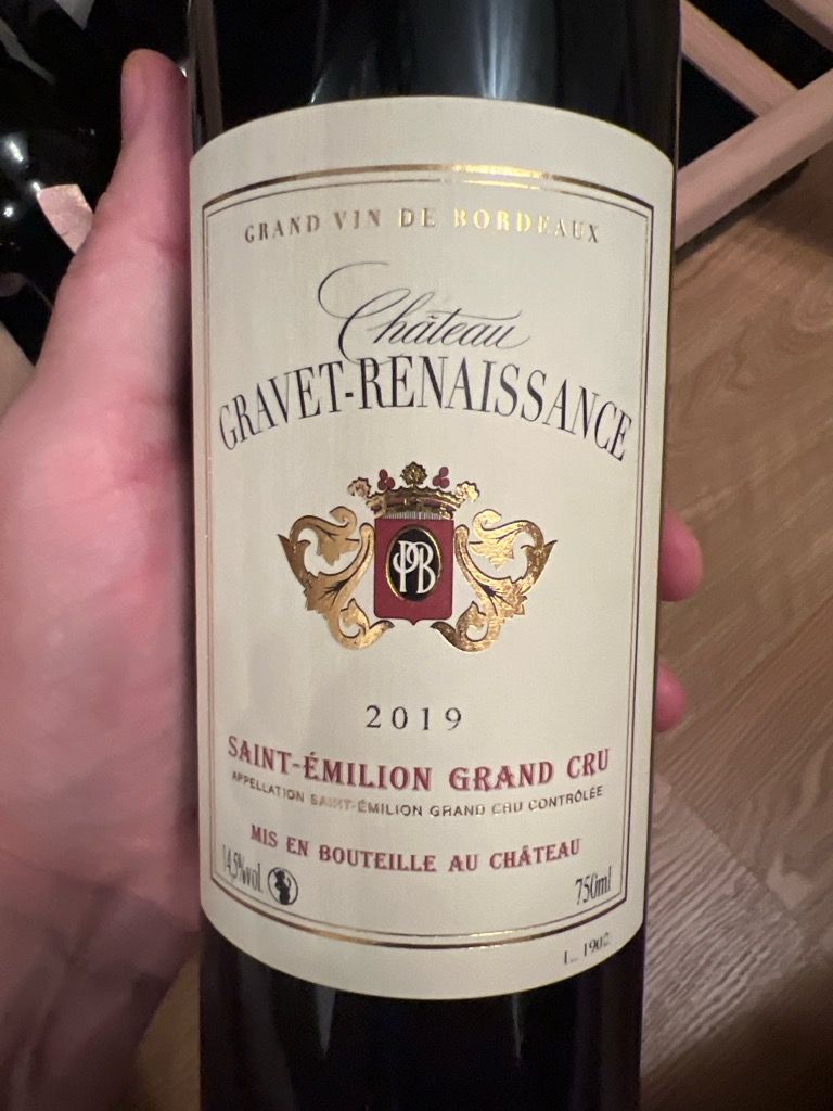 2020 Château Gravet Renaissance, France, Bordeaux, Libournais, St ...