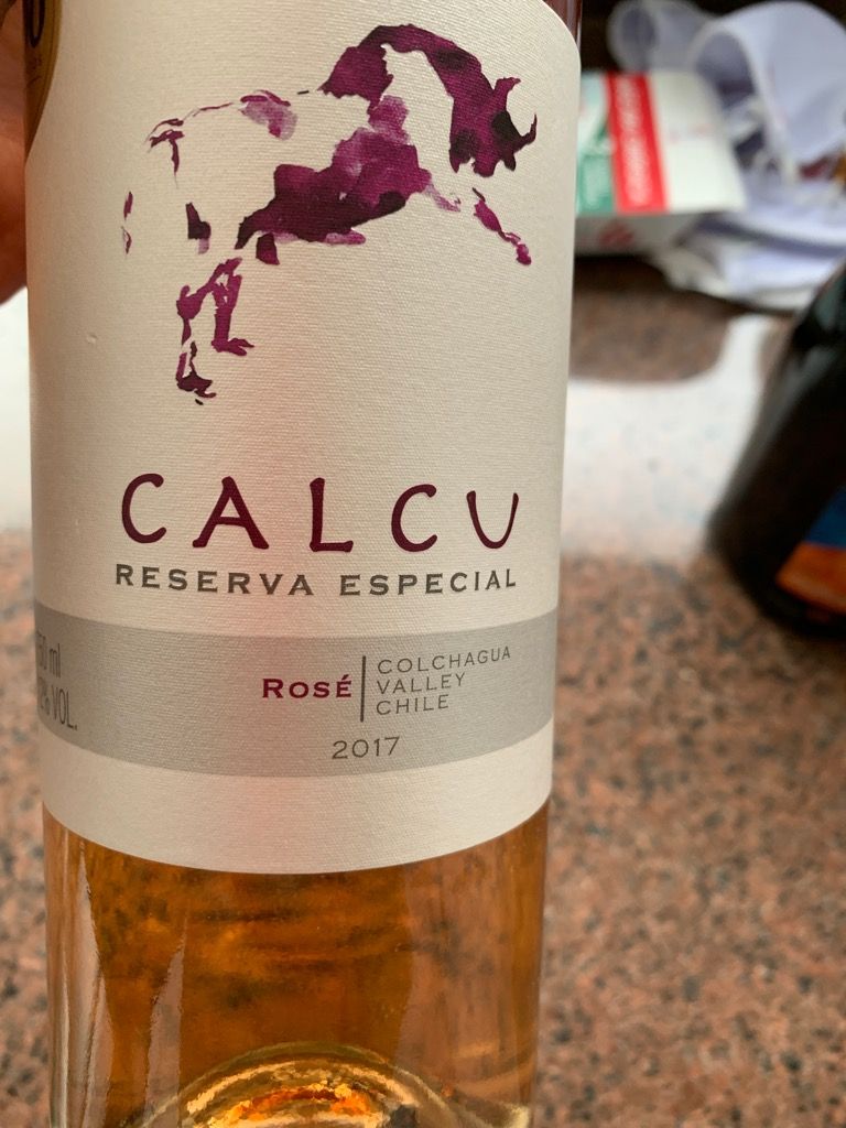 2022 Calcu Rosé Reserva Especial, Chile, Rapel Valley, Colchagua Valley ...