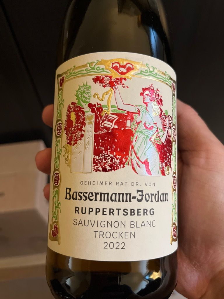 2022 Dr. von Bassermann-Jordan Ruppertsberg Sauvignon Blanc VDP ...