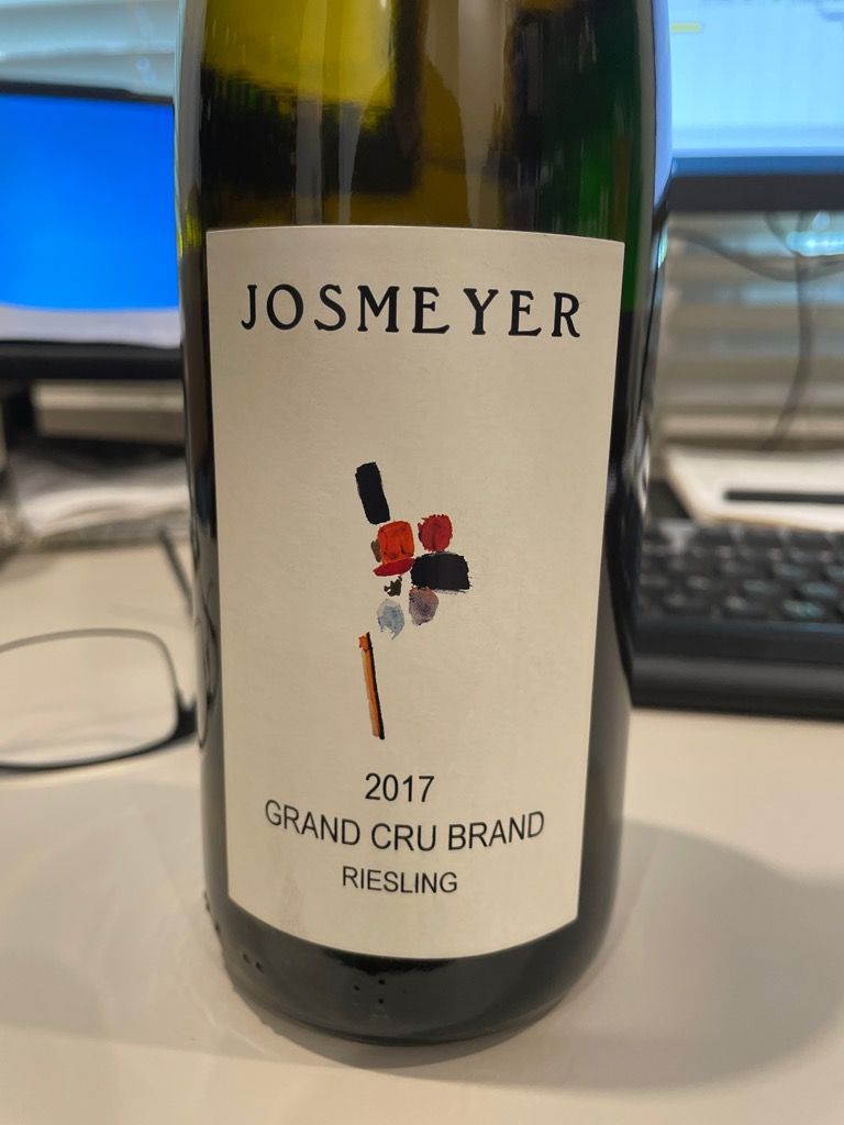 2017 Josmeyer Riesling Brand, France, Alsace, Alsace Grand Cru ...