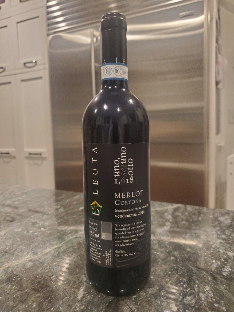 2014 Leuta Merlot Cortona 1,618, Italy, Tuscany, Cortona - CellarTracker