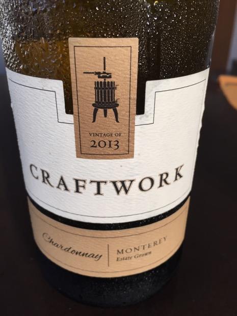2012 Craftwork Chardonnay Estate Grown, USA, California, Central Coast ...