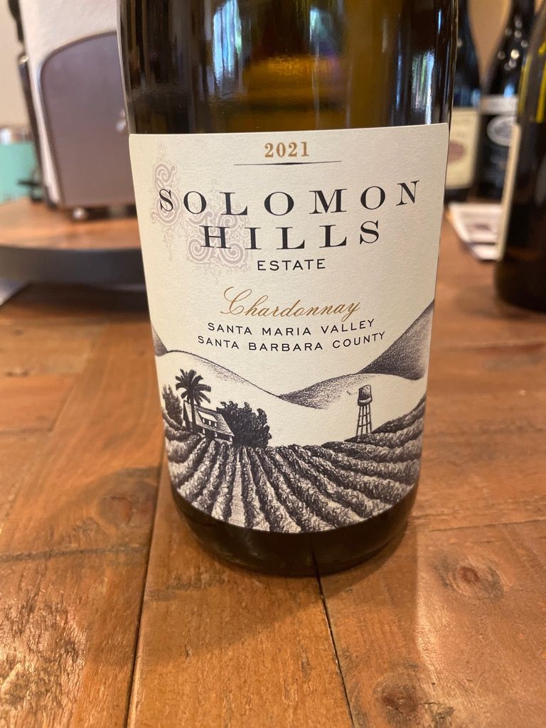 2022 Solomon Hills Estate Chardonnay, USA, California, Central Coast ...