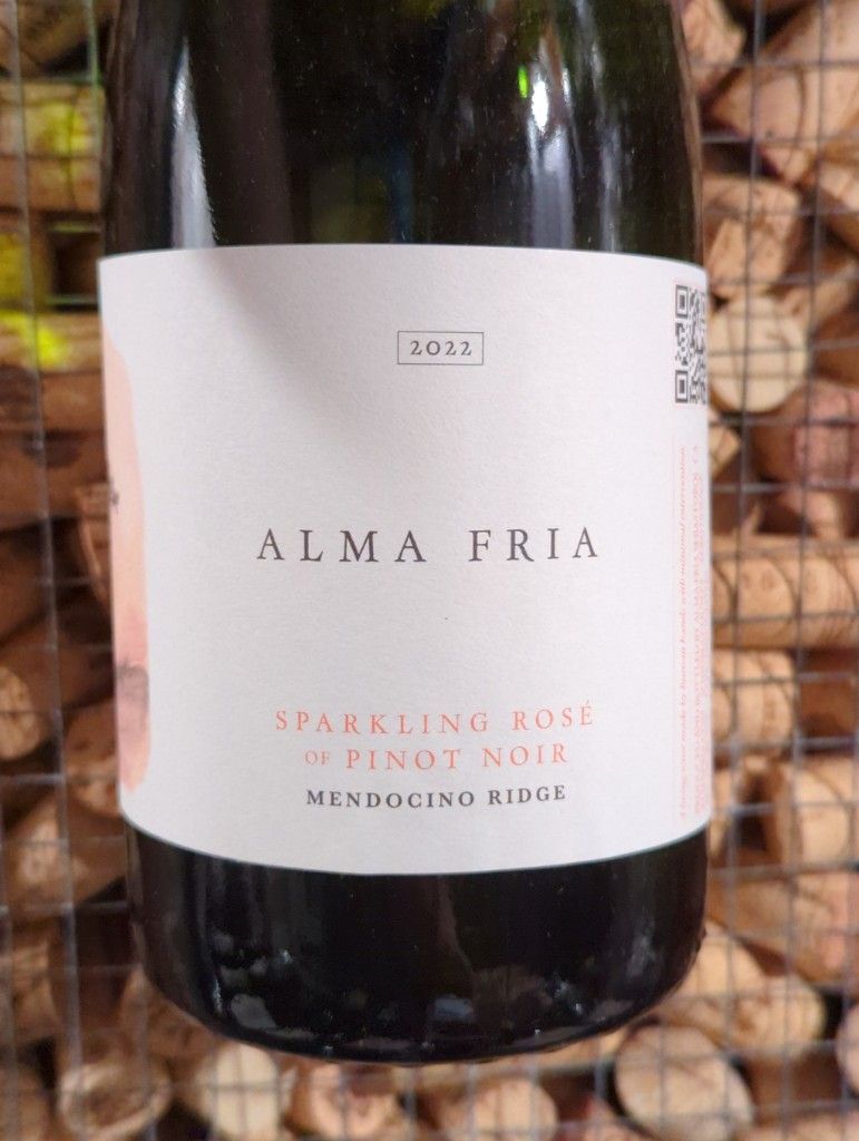 2023 Alma Fría Pinot Noir Sparkling Rosé Sonoma Coast, USA, California, Sonoma County, Sonoma ...