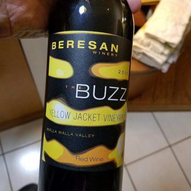 2011 Beresan Winery The Buzz Yellow Jacket Vineyard, USA, Washington ...