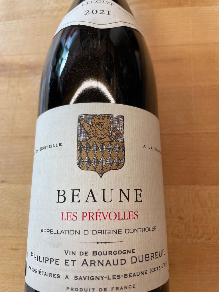 2022 Philippe et Arnaud Dubreuil Beaune Les Prevolles, France, Burgundy ...
