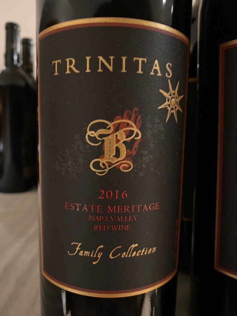2016 Trinitas Meritage Estate Family Collection, USA, California, Napa ...