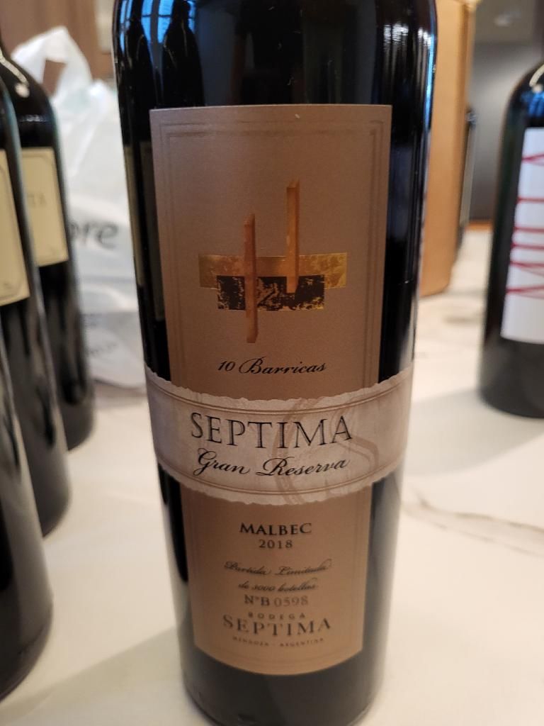 2019 Bodega Septima Malbec Gran Reserva 10 Barricas, Argentina, Mendoza ...