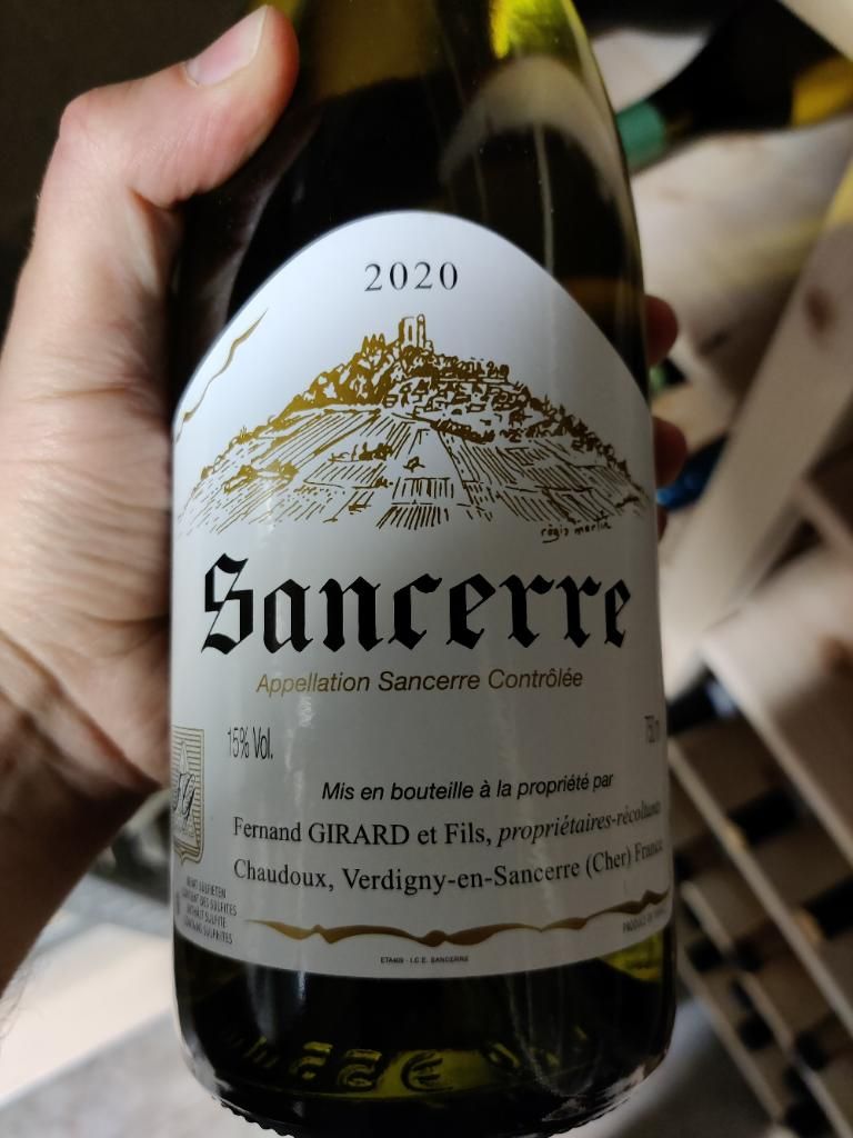2020 Domaine Fernand Girard Sancerre, France, Loire Valley, Upper Loire ...