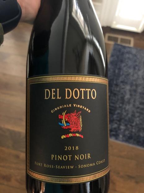 2018 Del Dotto Pinot Noir Cinghiale Vineyard, USA, California, Sonoma ...
