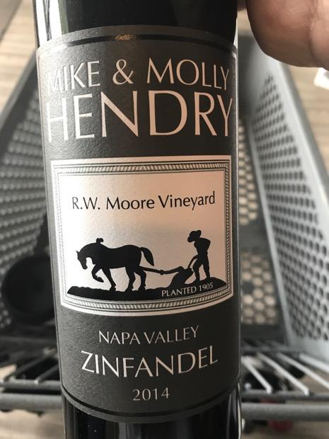 2014 Mike & Molly Hendry Zinfandel R.W. Moore Vineyard, USA, California ...