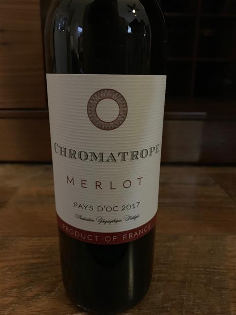 2022 Chromatrope Merlot, France, Languedoc Roussillon, Vin de Pays d'Oc ...
