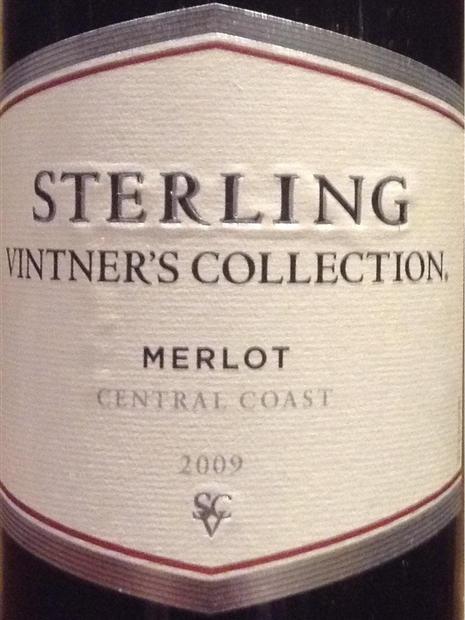 2009 Sterling Vineyards Merlot Vintner's Collection, USA, California ...