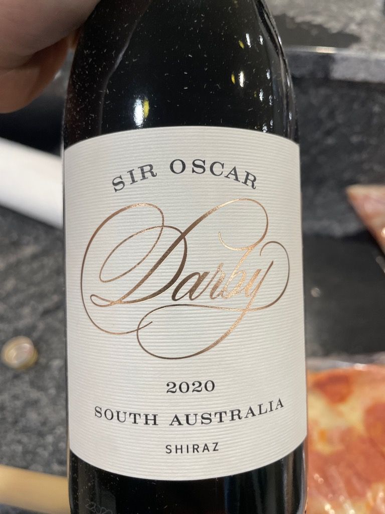 2020 Sir Oscar Darby Shiraz, Australia, South Australia - CellarTracker