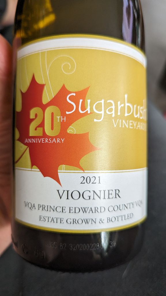 2023 Sugarbush Vineyards Viognier, Canada, Ontario, Prince Edward ...