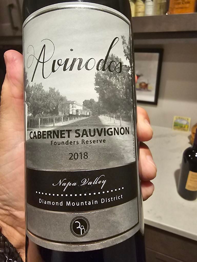 2018 Avinodos Cabernet Sauvignon, USA, California, Napa Valley, Diamond Mountain - CellarTracker