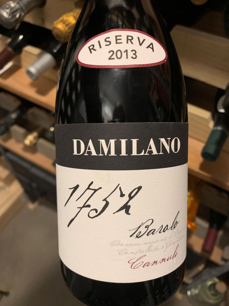 2015 Damilano Barolo Riserva 1752 Cannubi, Italy, Piedmont, Langhe ...