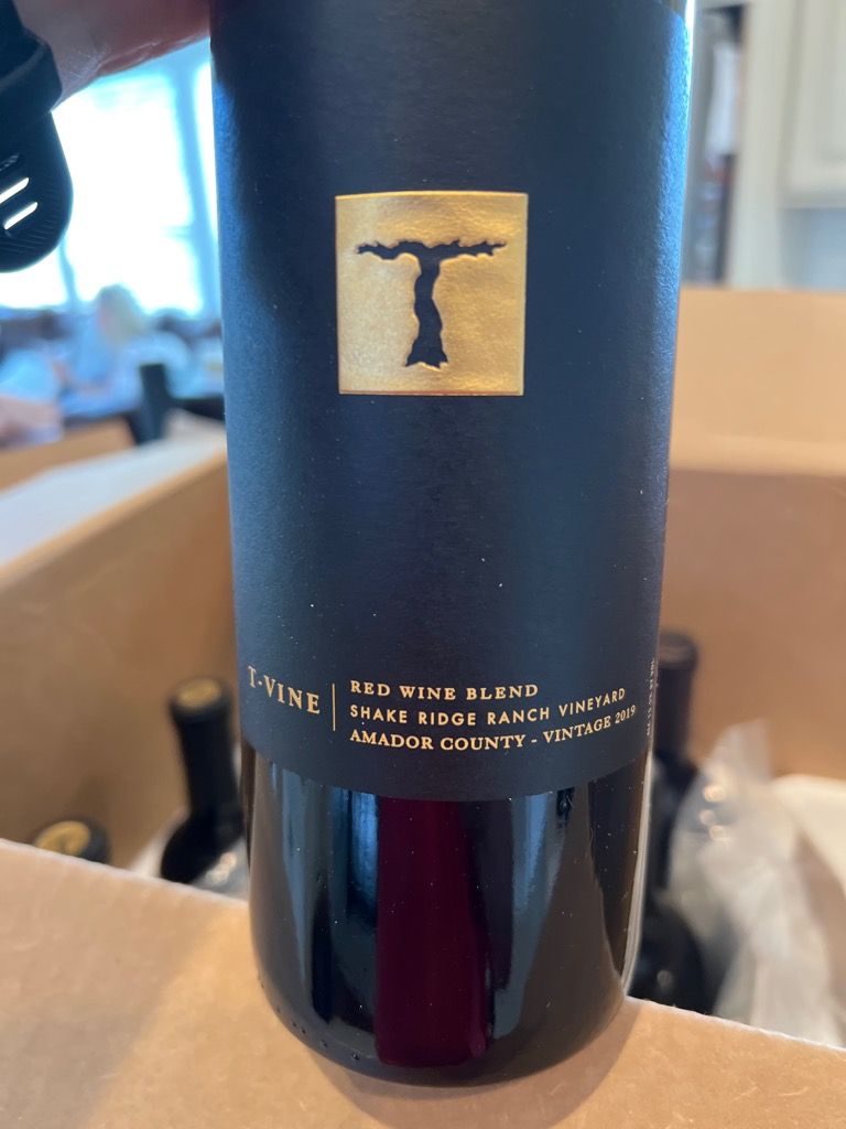 2019 T-Vine Cellars Hill of Thunder Shake Ridge Ranch, USA, California ...