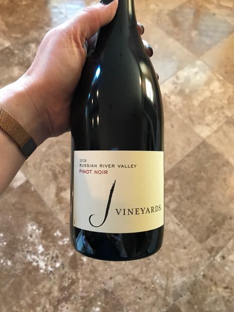 2016 J Vineyards & Winery Pinot Noir Russian River Valley, USA ...