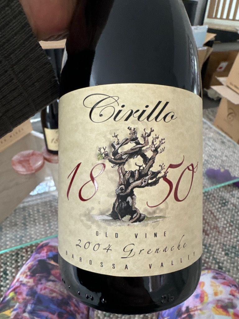 2008 Cirillo Grenache 1850 Ancestor Vine, Australia, South Australia ...
