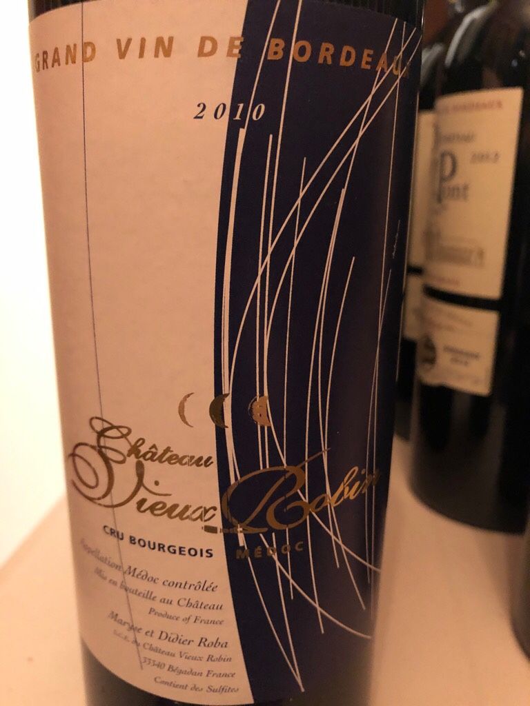 2010 Château Vieux Robin, France, Bordeaux, Médoc - CellarTracker