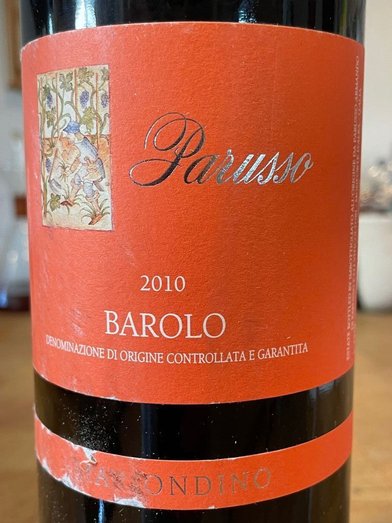 2010 Parusso Barolo Mariondino, Italy, Piedmont, Langhe, Barolo ...