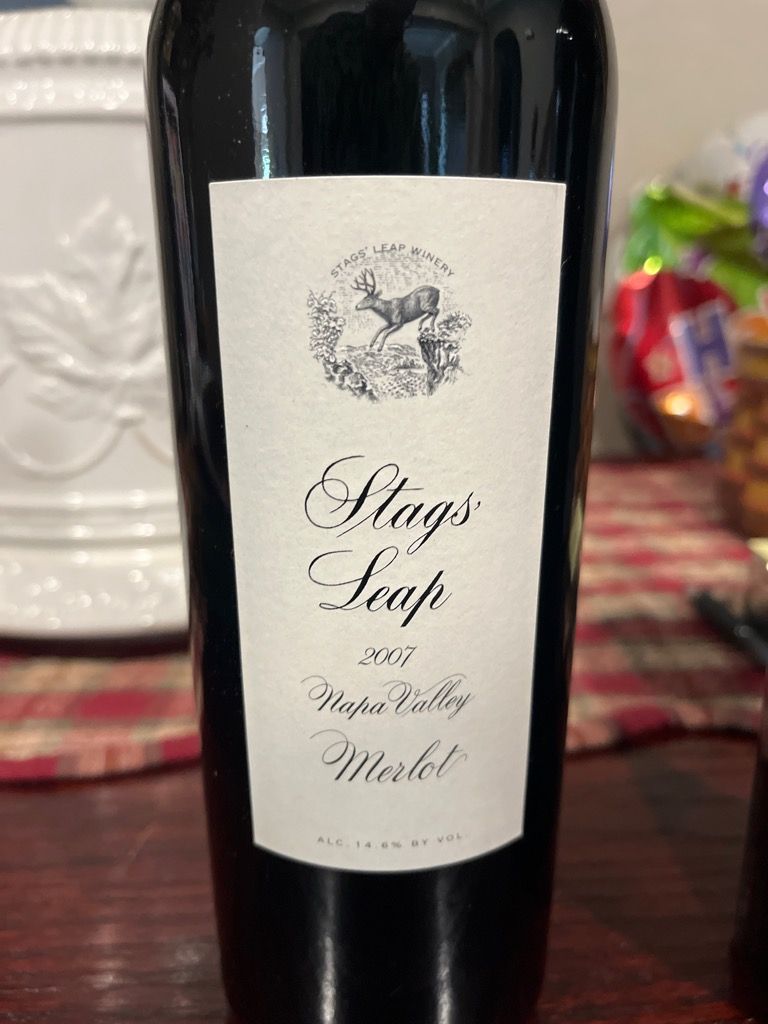 2007 Stags' Leap Winery Merlot, USA, California, Napa Valley ...