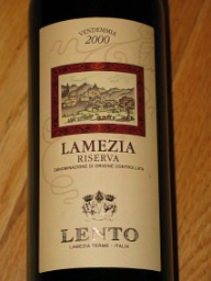 2000 Cantine Lento Lamezia Riserva, Italy, Calabria, Lamezia ...