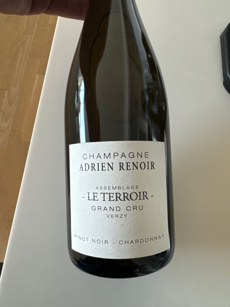 2018 Adrien Renoir Champagne Grand Cru Les Terroirs, France, Champagne, Champagne Grand Cru ...