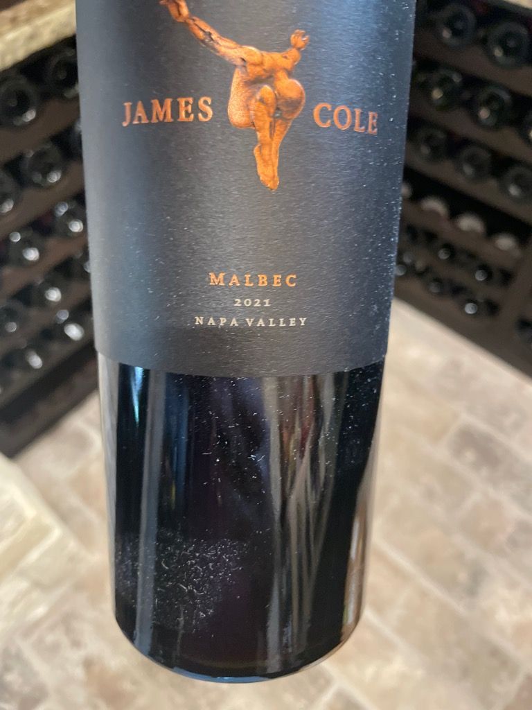 2022 James Cole Malbec, USA, California, Napa Valley - CellarTracker