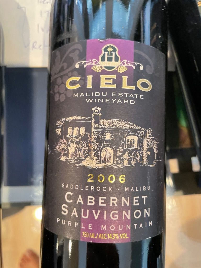 2006 Malibu Estate Cielo Wineyards Woodstock Collection Deep Purple ...