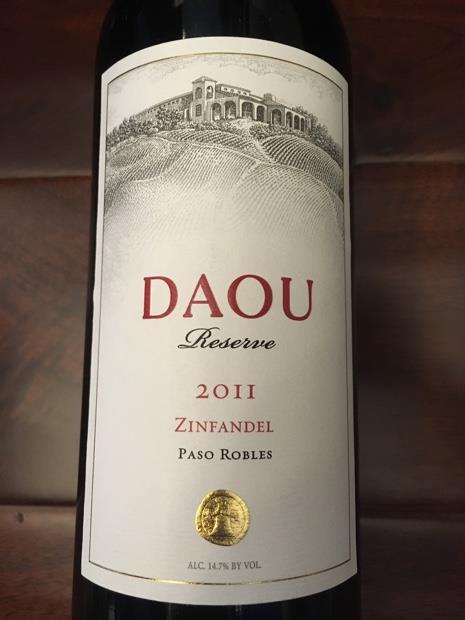 2011 Daou Vineyards Zinfandel, USA, California, Central Coast, Paso ...