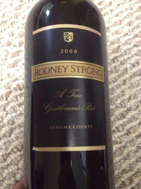 NV Rodney Strong A True Gentleman's Port, USA, California, Sonoma ...