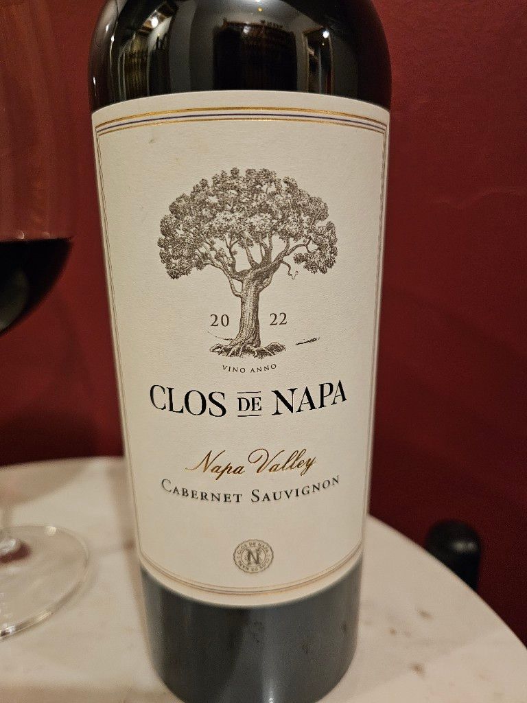 2022 Clos de Napa Cellars Cabernet Sauvignon Napa Valley, USA ...