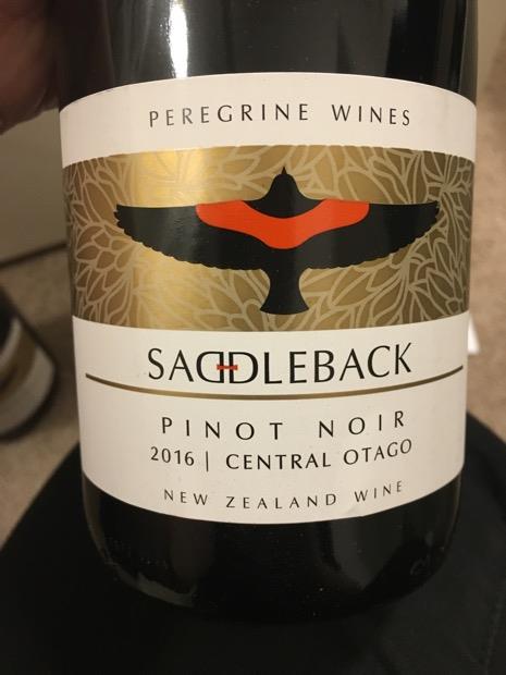 2016 Peregrine Pinot Noir Saddleback, New Zealand, South Island, Otago ...