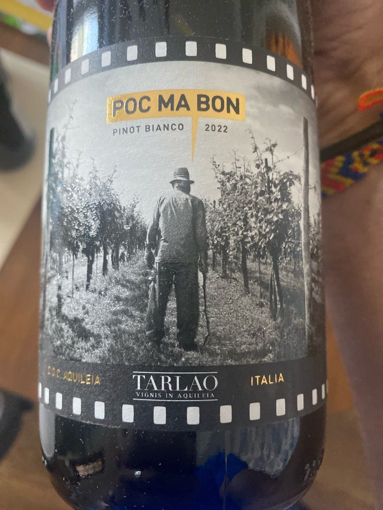 2022 Tarlao Friuli Aquileia Pinot Bianco Poc Ma Bon, Italy, Friuli ...