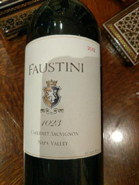 2019 Faustini Cabernet Sauvignon 1023, USA, California, Napa Valley ...
