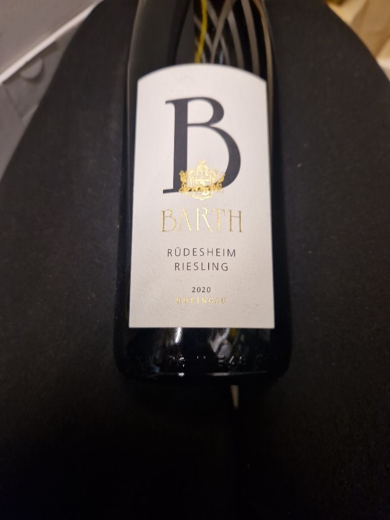 2020 Barth Rüdesheim Riesling, Germany, Rheingau - CellarTracker