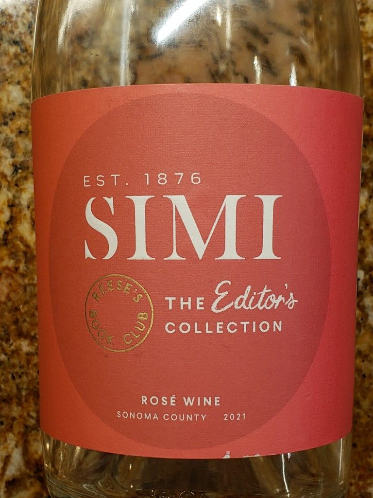 2021 Simi Rosé The Editor's Collection, USA, California, Sonoma County ...