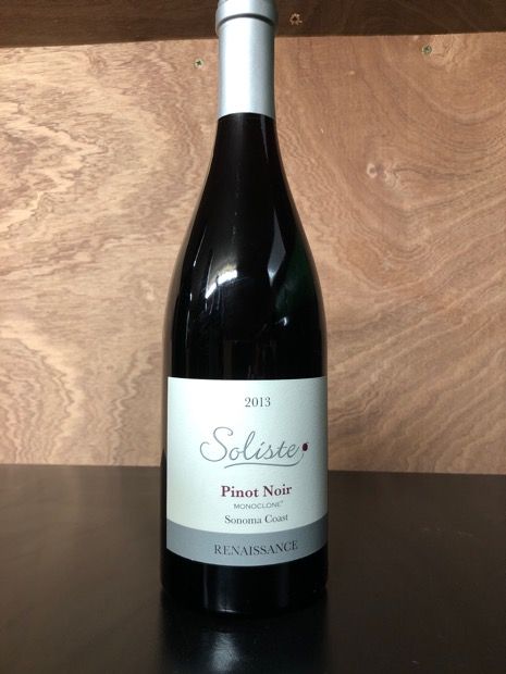 2013 Soliste Cellars Pinot Noir Renaissance, USA, California, Sonoma ...