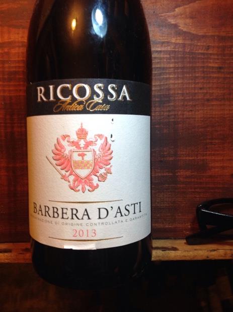 2013 Ricossa Barbera d'Asti, Italy, Piedmont, Asti, Barbera d'Asti ...