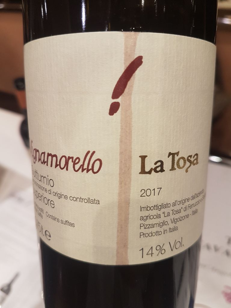 2019 La Tosa Gutturnio Superiore Vigna Morello, Italy, Emilia-Romagna ...