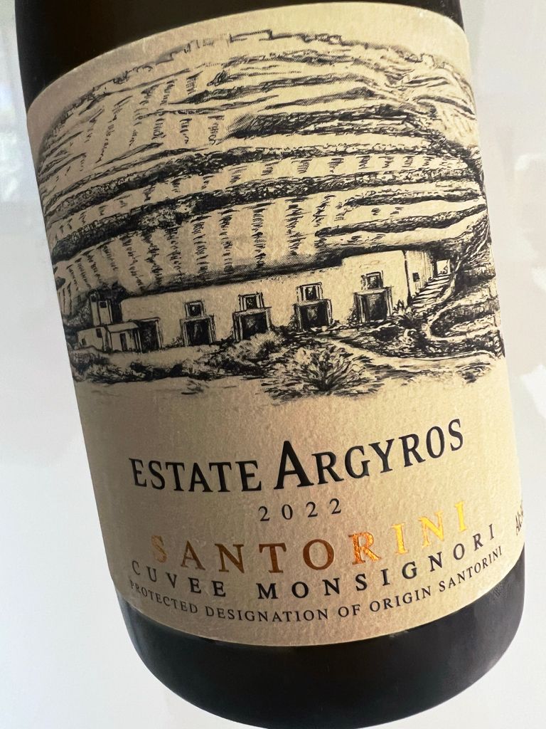 2022 Argyros Assyrtiko Cuvée Monsignori, Greece, Aegean, Cyclades ...