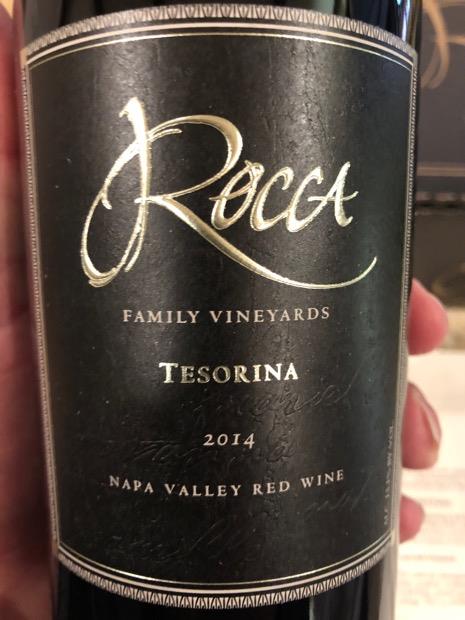 2014 Rocca Family Vineyards Cabernet Sauvignon Tesorina, USA ...