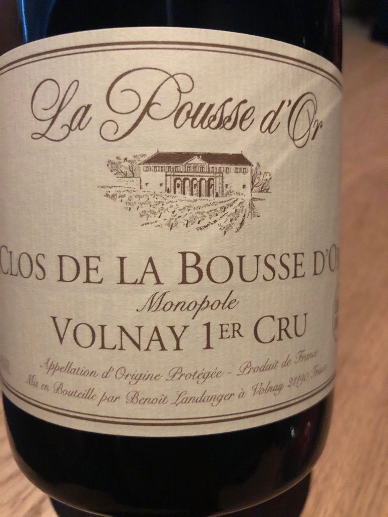 2021 La Pousse d'Or Volnay 1er Cru Clos de la Bousse d'Or Cuvée Amphore ...