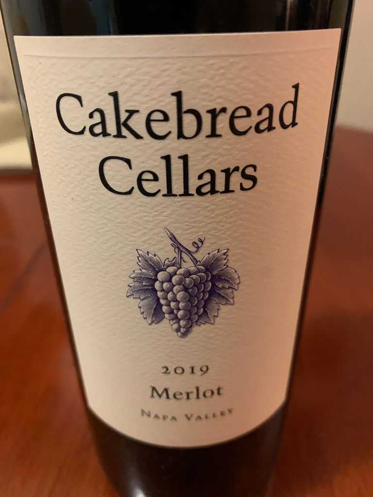 2019 Cakebread Cellars Merlot, USA, California, Napa Valley - CellarTracker